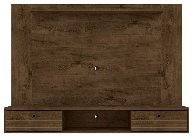 Liberty 70.86 Floating Entertainment Center, Black - Rustic ...