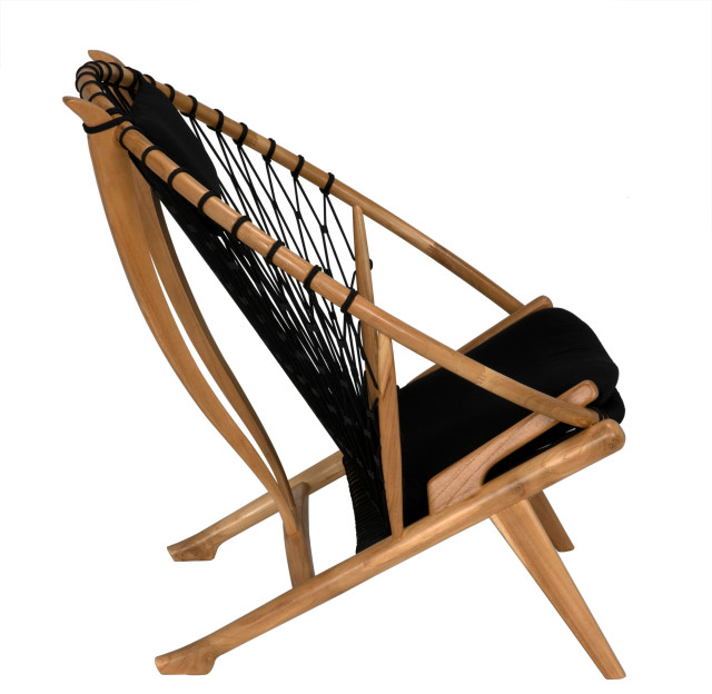 Mateo Chair, Bleached Teak - Tropical - Armchairs And Accent Chairs ...