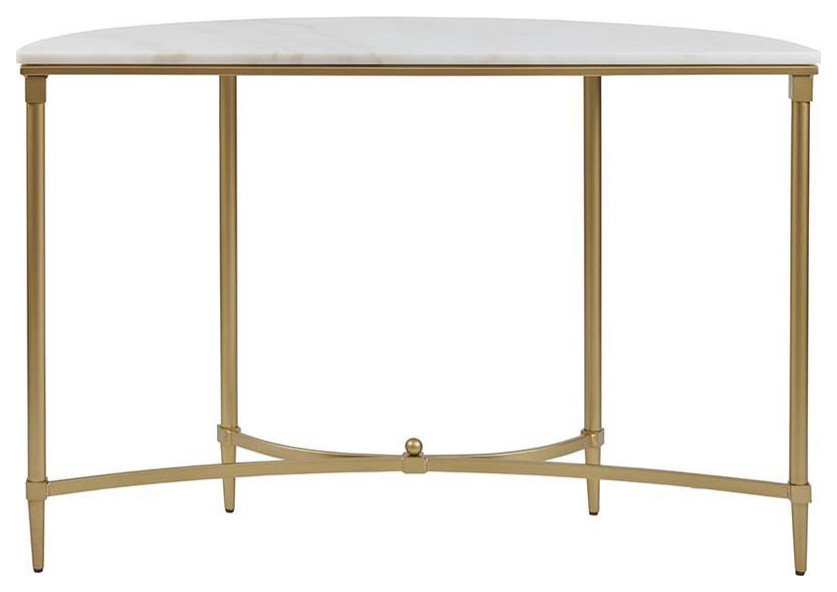 Marble Gold Console Table, Belen Kox - Contemporary - Coffee Tables ...