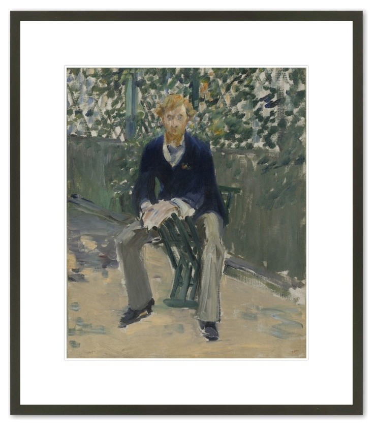 George Moore in the Artist's Garden, c. 1879, 16" x 20" - Artwork - by ...