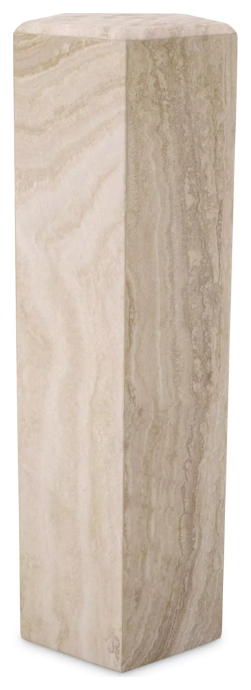 Hexagonal Travertine Column | Eichholtz Cuneo - Transitional ...