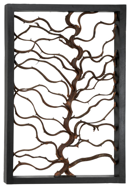 Rustic Black Wood Wall Decor 38989 - Rustic - Wall Accents - by ...