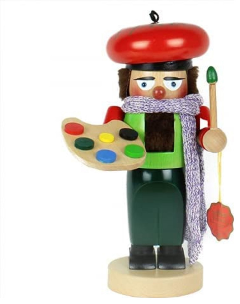 Steinbach Chubby Artist Nutcracker, 12" - Traditional - Holiday Accents ...