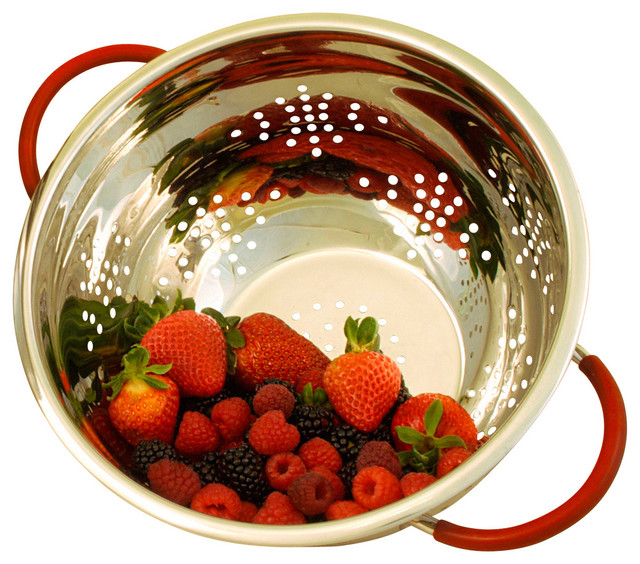 Cookpro 5-Quart Stainless Steel Colander - Contemporary - Colanders And ...