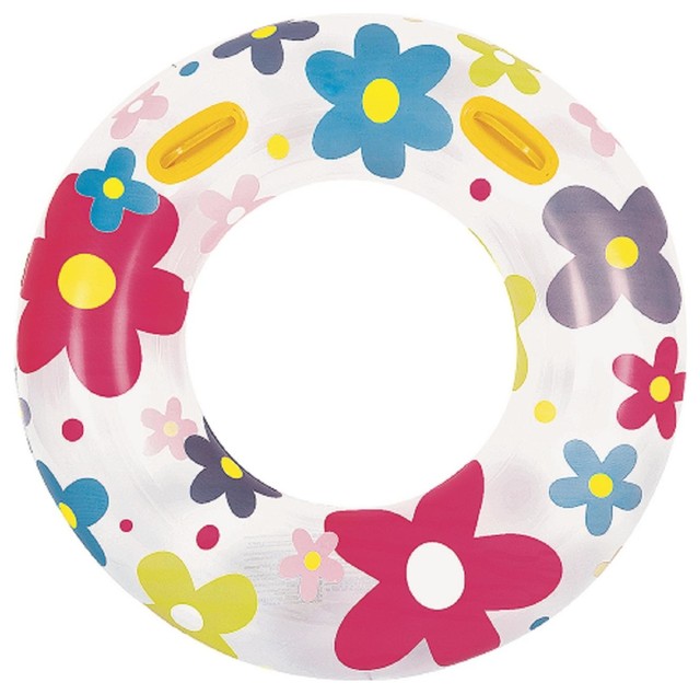 42" Inflatable Swimming Pool Inner Tube Ring Float - Contemporary ...