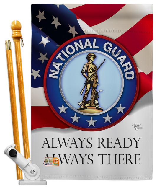 National Guard Americana Military House Flag Set Modern Flags And