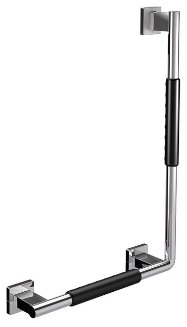 Polished Chrome Corner Grab Bar, 17.7"x3.5", System 3570.212.06 - Grab ...