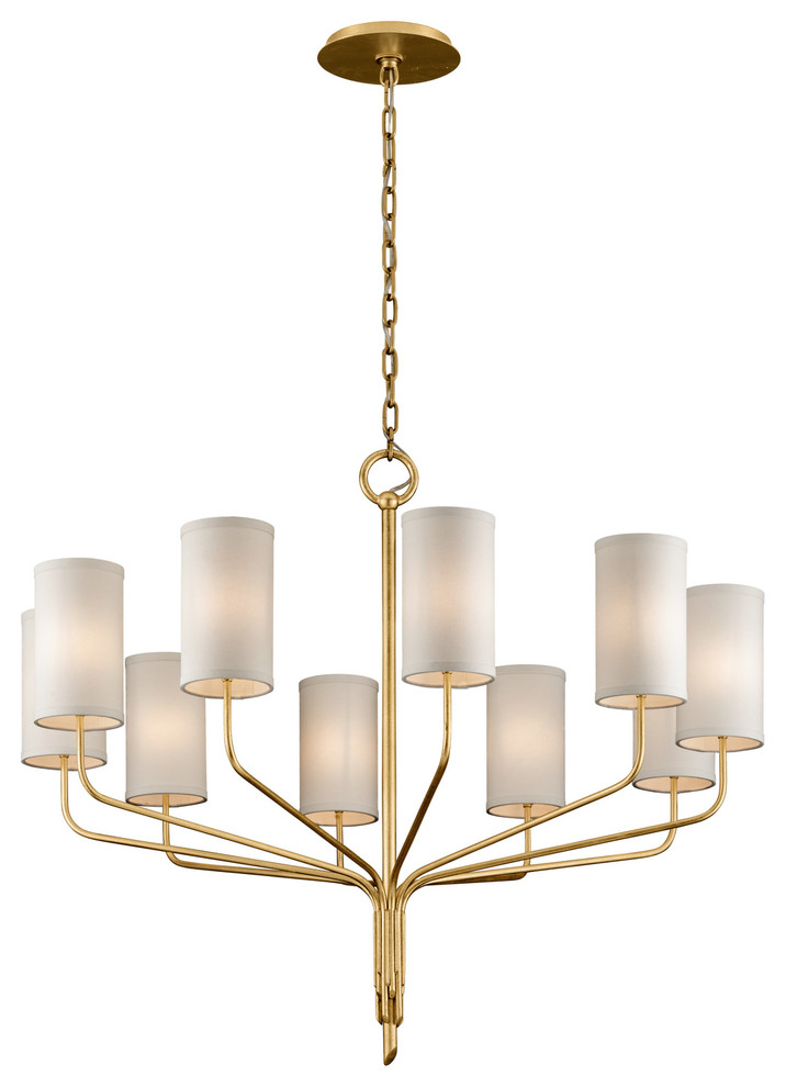 Troy Lighting Juniper Ten Light Chandelier F6169 - Transitional ...
