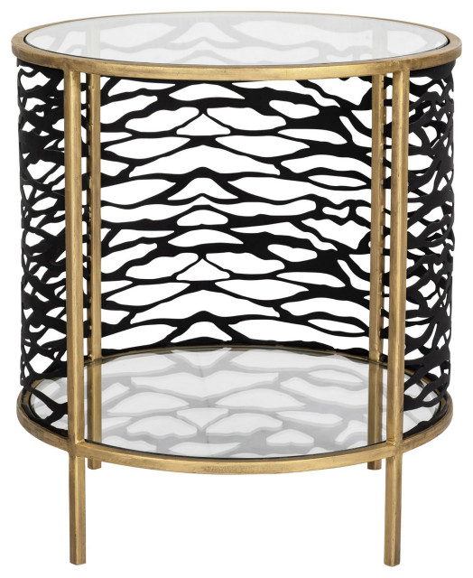 Kato End Table Havana Gold/Carbon - Contemporary - Outdoor Side Tables ...