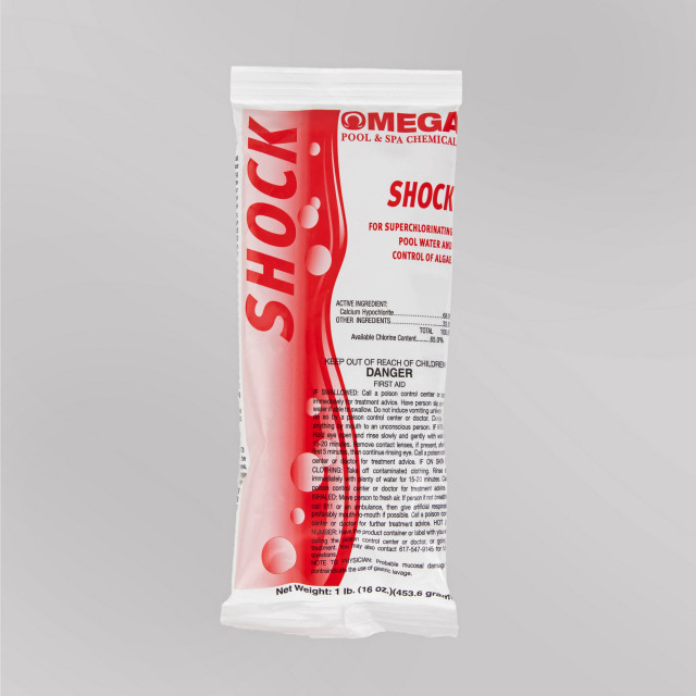 1 Lb - Omega 68 Calhypo Shock for Swimming Pools - Pool Chemicals And ...