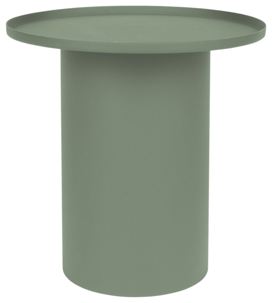 Round Side Table | DF Sverre, Green - Contemporary - Side Tables And ...