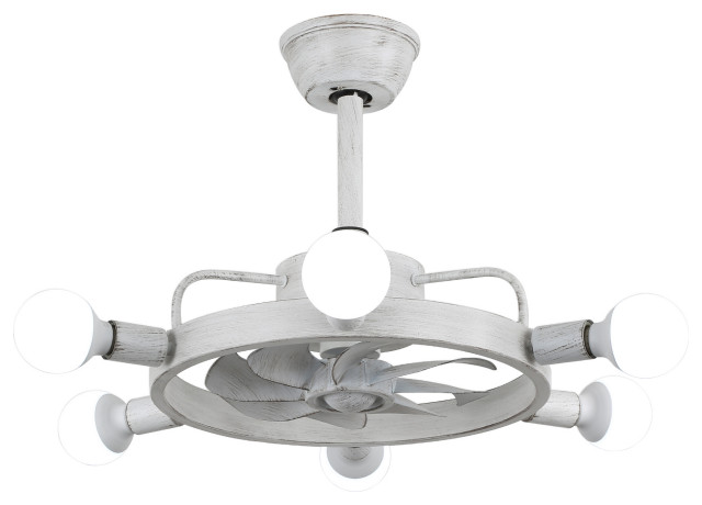 Oaks Aura 6-light Sputnik Sphere Ceiling Fan with Lights and Remote ...