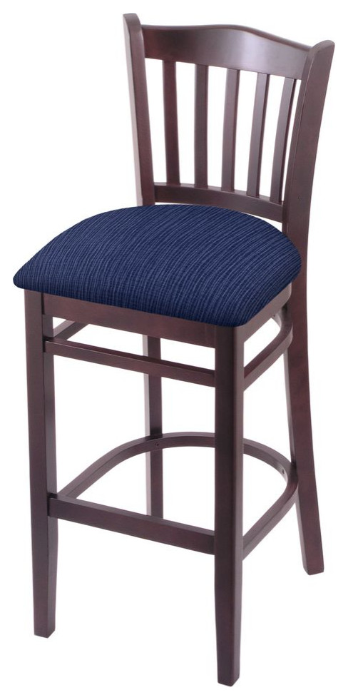 Holland 3120 30" Bar Stool in Dark Cherry/Graph Anchor Seat ...