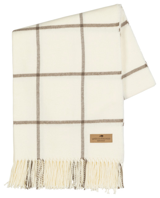 Lexington Plaid Throw - Farmhouse - Throws - by Lands Downunder | Houzz