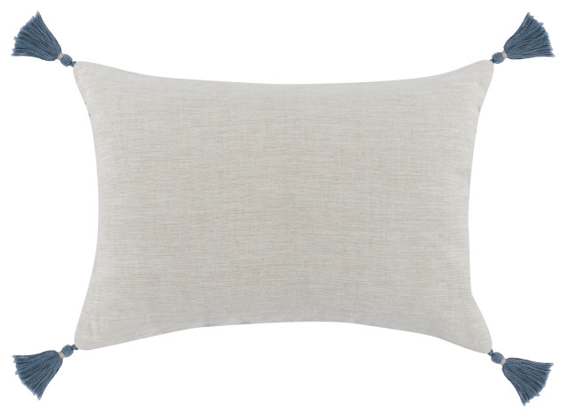 Shioa 100% Linen 14"x 20" Throw Pillow in Multicolor by Kosas Home, 14 ...