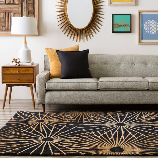 Emma Mason Signature Aubrey 4 Round Area Rug - Midcentury - Area Rugs ...