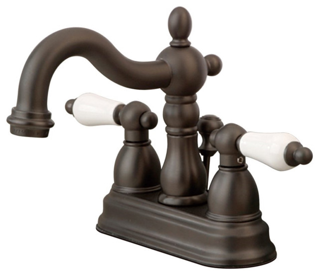 KB1605PL Heritage 4 in. Centerset Bathroom Faucet, Oil Rubbed Bronze ...