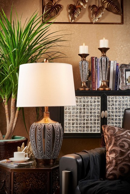 Everly Table Lamp - Mediterranean - Table Lamps - by OK Lighting | Houzz