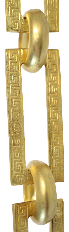 RCH Hardware Brass Greek Key Chandelier Chain, Various Finishes, U55 ...