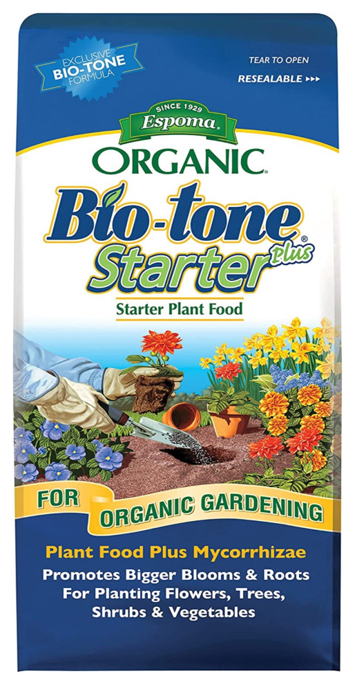 Espoma Organic Bio-tone Starter Plus with Mycorrhizae, 25 lb ...