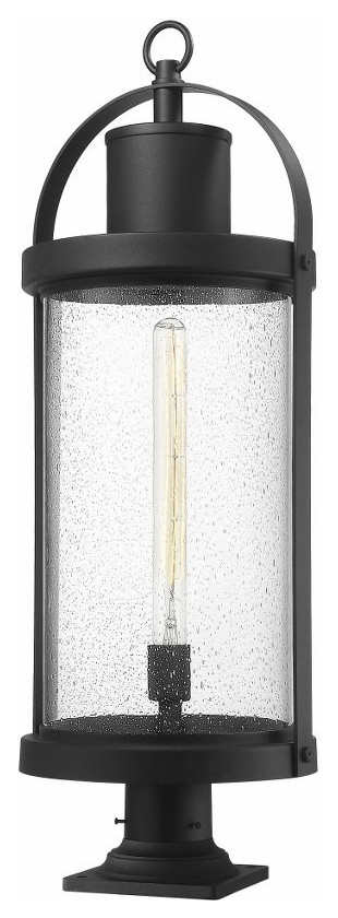 1 Light Outdoor Pier Mount Light In Period Inspired Style-33.25 Inches ...