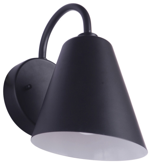 Point Clear 1-Light Outdoor Lantern, Midnight - Transitional - Outdoor ...