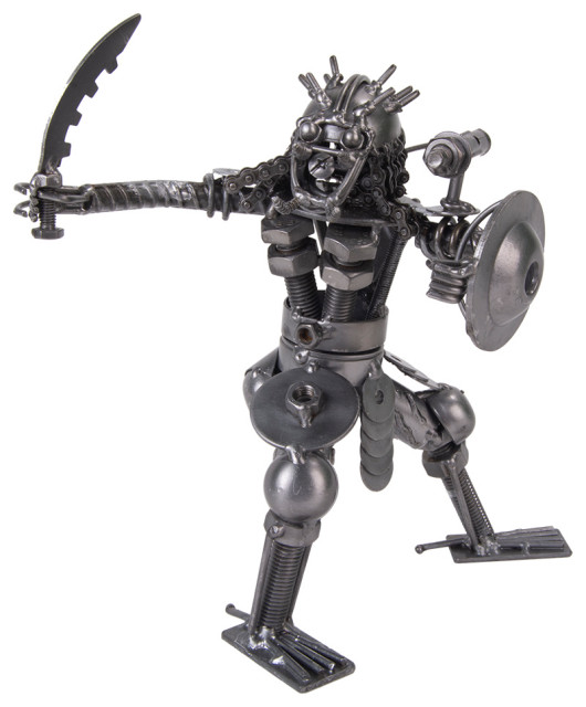Metal Predator With Shield and Sword - Industrial - Decorative Objects ...