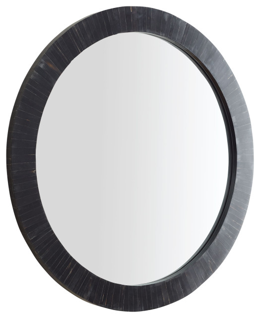 Nautilus Mirror, Black - Contemporary - Wall Mirrors - by CYAN DESIGN ...