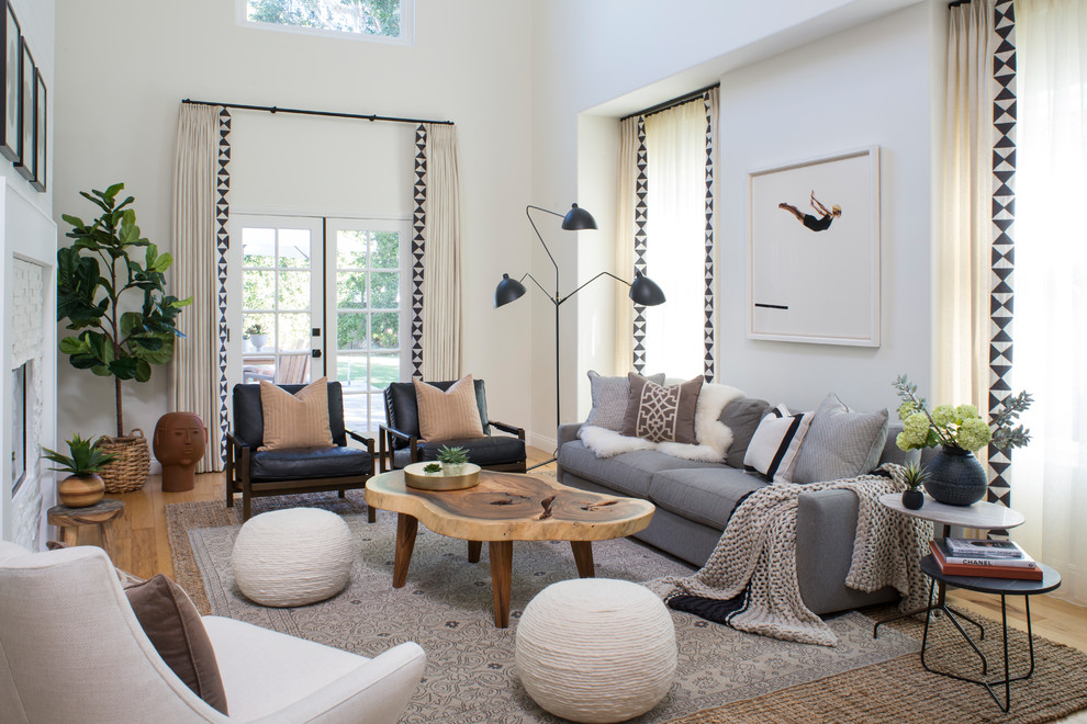 Modern Coastal at Manhattan Beach - Transitional - Living Room - Los ...