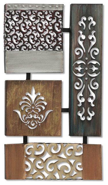 Four Floating Rectangles Wall Decor - Transitional - Wall Accents - by ...