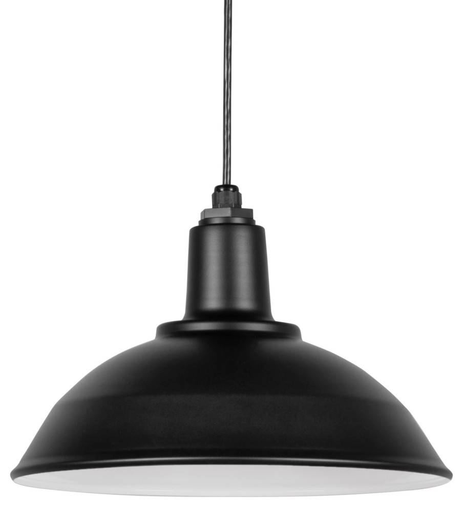 Troy RLM Lighting RH16M Tahoe 16"W Farmhouse Pendant - Farmhouse ...