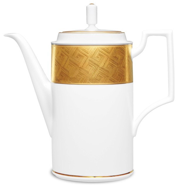 Noritake Noble Ensemble Gold Coffee Pot - Contemporary - Teapots - by ...