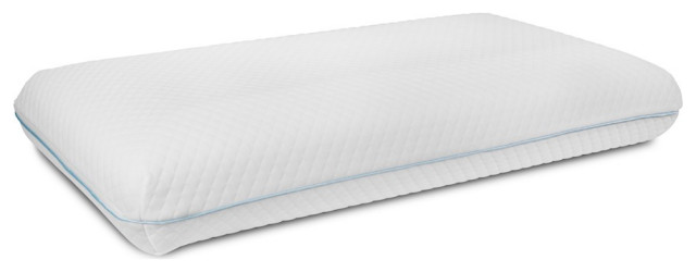 Flash Capri Comfortable Sleep Memory Foam Gel Queen Pillow - MR-MFP101 ...
