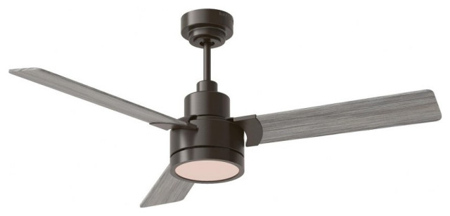 3 Blade Ceiling Fan Light Kit In Modern Style-15.4 Inches Tall and 52 ...