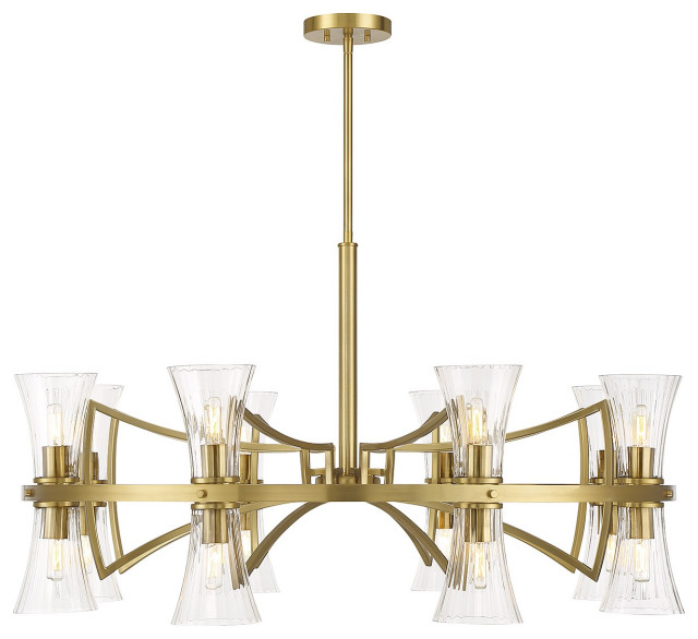 Savoy House Bennington 16 Light Chandelier - Transitional - Chandeliers ...