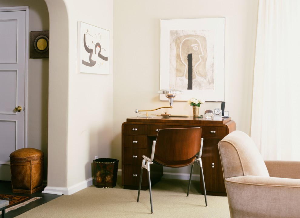Living Room - Midcentury - Home Office - New York - by David M. Plante ...