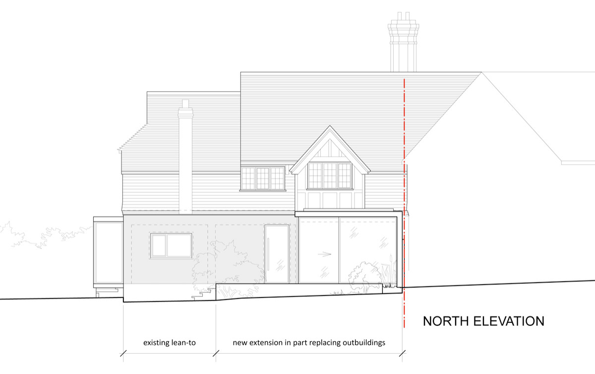 Modern Elevation Drawing