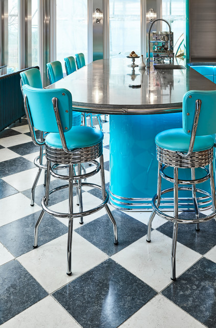 1950s American Diner-style kitchen - Contemporary - Other - by Stoneham ...