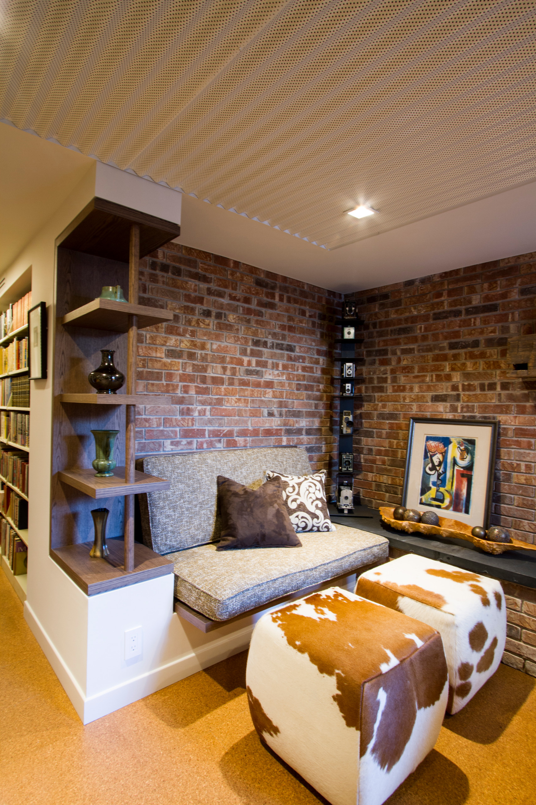 Basement Library The Rule Of Saint Benedict Scroll Has A New Home At