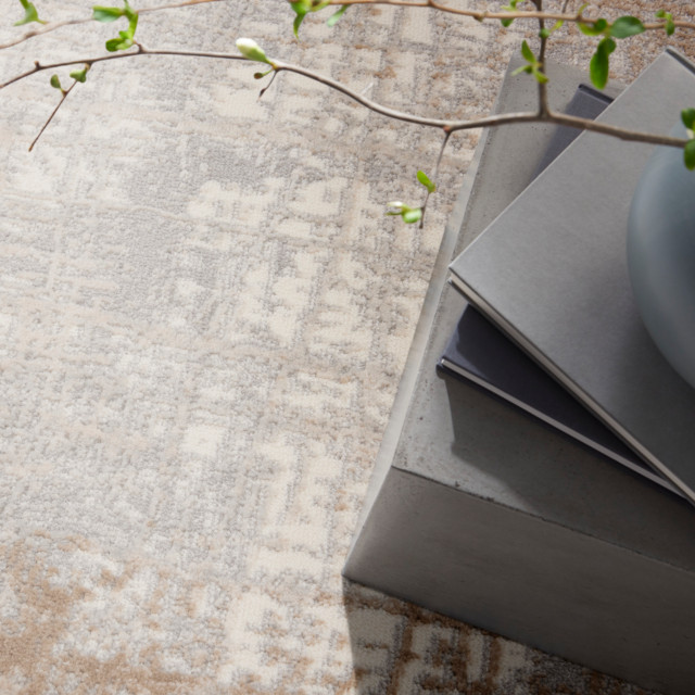 Nourison Home 10'x14' Rush Area Rug, 10'x14' - Contemporary - Area Rugs ...