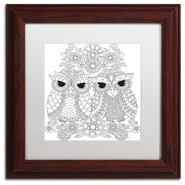 Hello Angel 'Night Owls 5' Art, 11"x11" - Traditional - Prints And ...