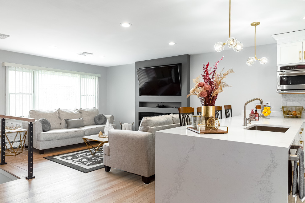 Raised Ranch Remodel - Traditional - Kitchen - New York - by TEKRA ...