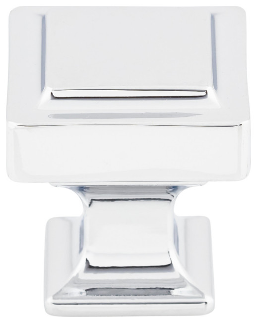 Top Knobs - Ascendra Knob 1 1/8 Inch - Polished Chrome - Transitional - Cabinet And Drawer Knobs ...