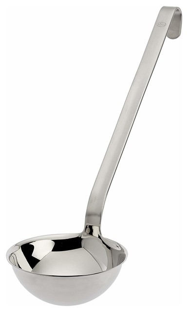 Rosle 10010 Stainless Steel Ladle With Pouring Rim, Hooked Handle, 8 oz ...