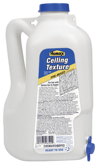 Homax® 8522 Premixed Popcorn Ceiling Texture, 2.2 Liter - Contemporary ...