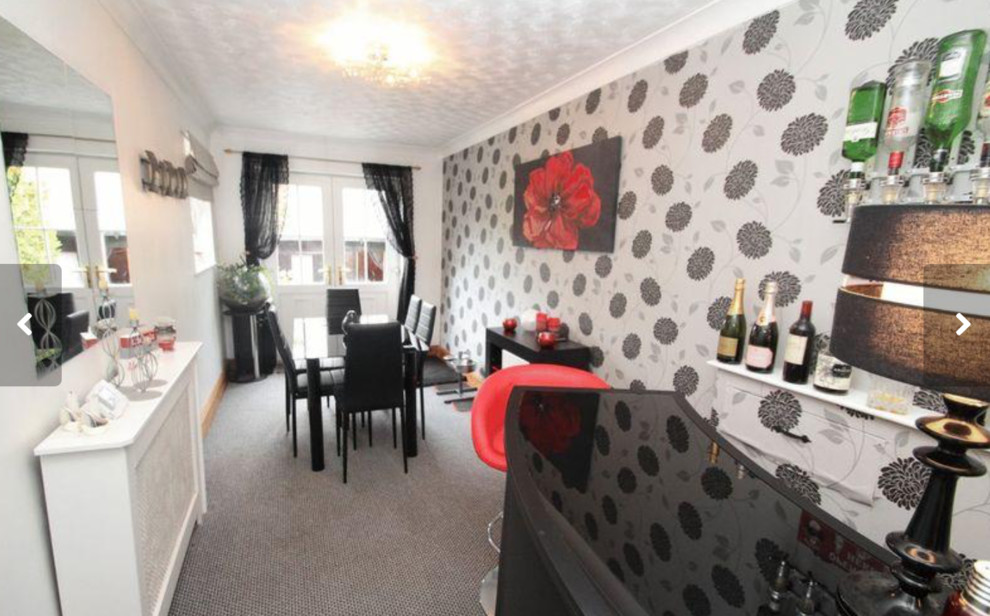 Dining room Ideas - Wood cladding on Wall | Houzz UK