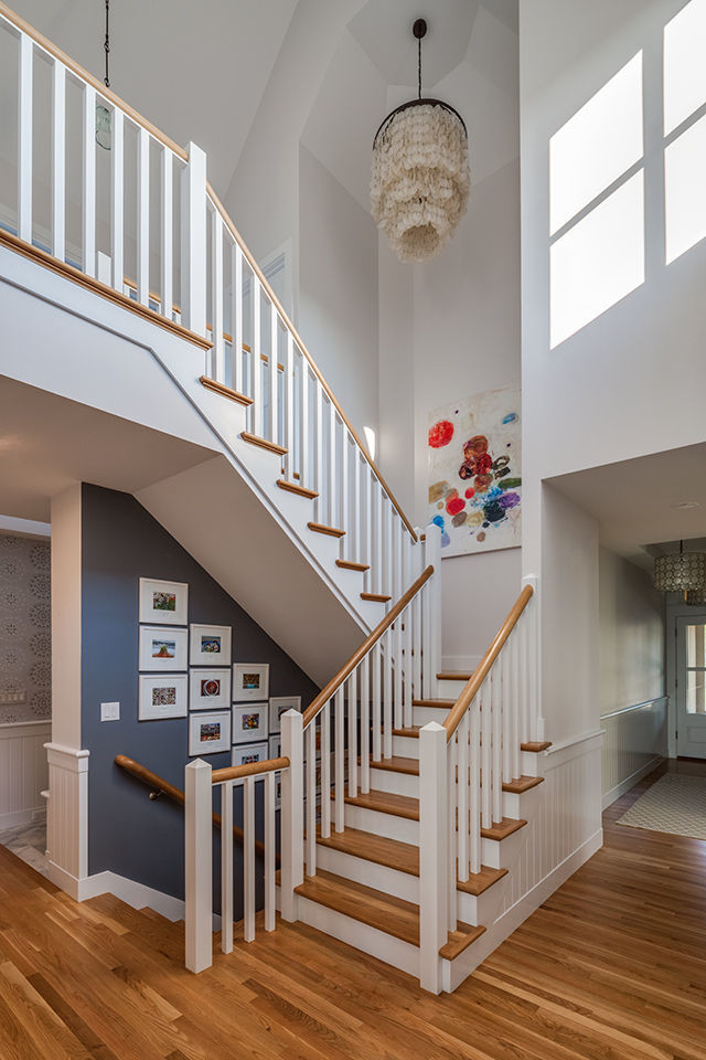 Angels Welcome - Staircase - Custom Home in Falmouth, Cape Cod, MA ...