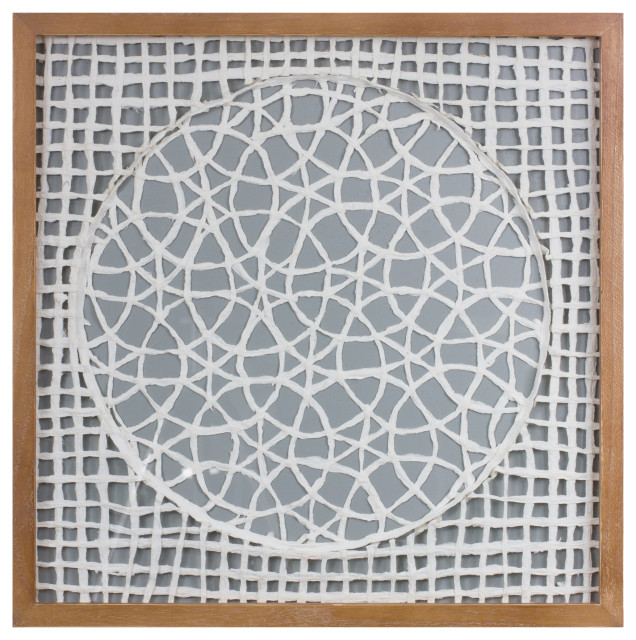 Framed Paper Mache Wall Art 19.5" - Contemporary - Prints And Posters ...