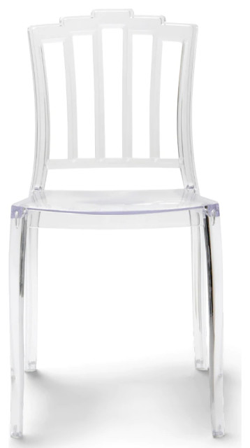 Cristal Deco Vanity Ghost Chair - Contemporary - Vanity Stools And ...