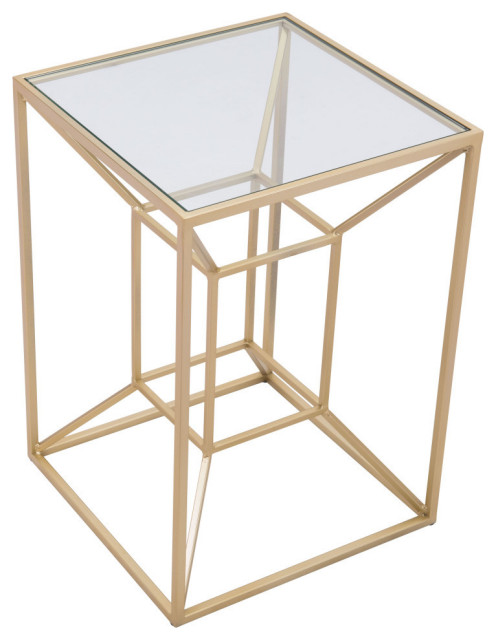 Gibson Side Table Gold - Contemporary - Side Tables And End Tables - by ...